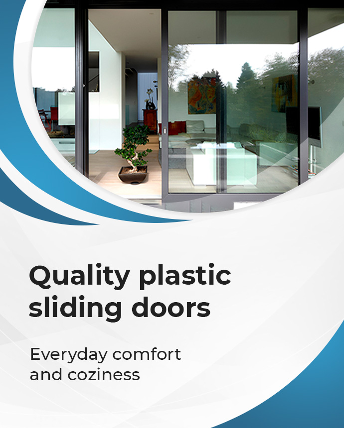 Plastic sliding doors uPVC - buy from the manufacturer ⭐️ Dostawaokien.pl