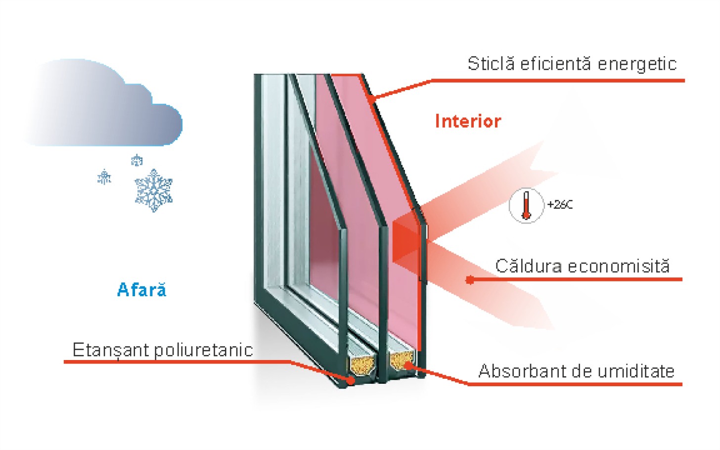 Uși termopane la comandă din PVC și aluminiu – prețuri avantajoase