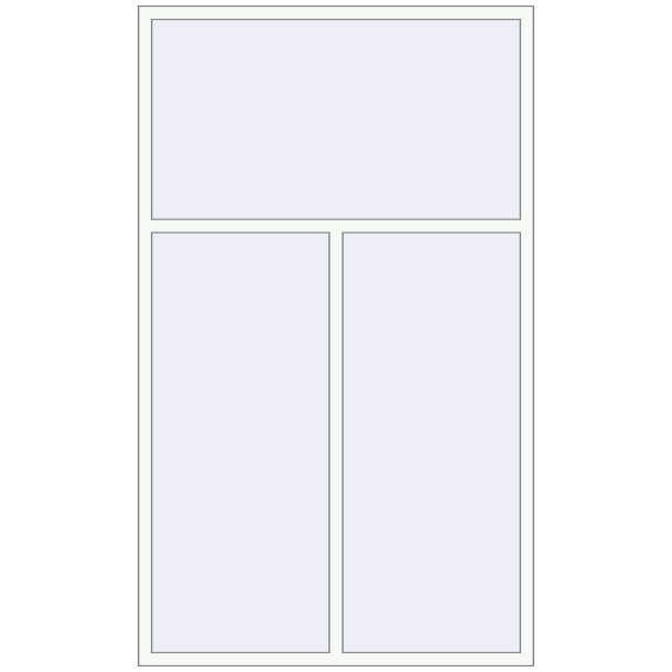 Plastic window 150x250 cm window double-leaf with fanlight, id63739 ...