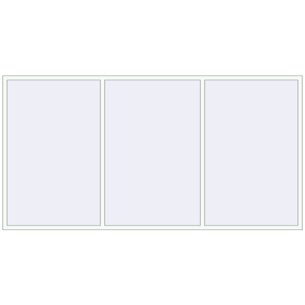 Okno plastikowe 350x180 сm okno trójskrzydłowy, id45555 Ceny i recenzje ...